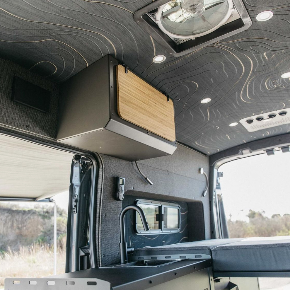 Ford Transit Van Overhead Storage | Lost Hiway Customs – LOST HIWAY