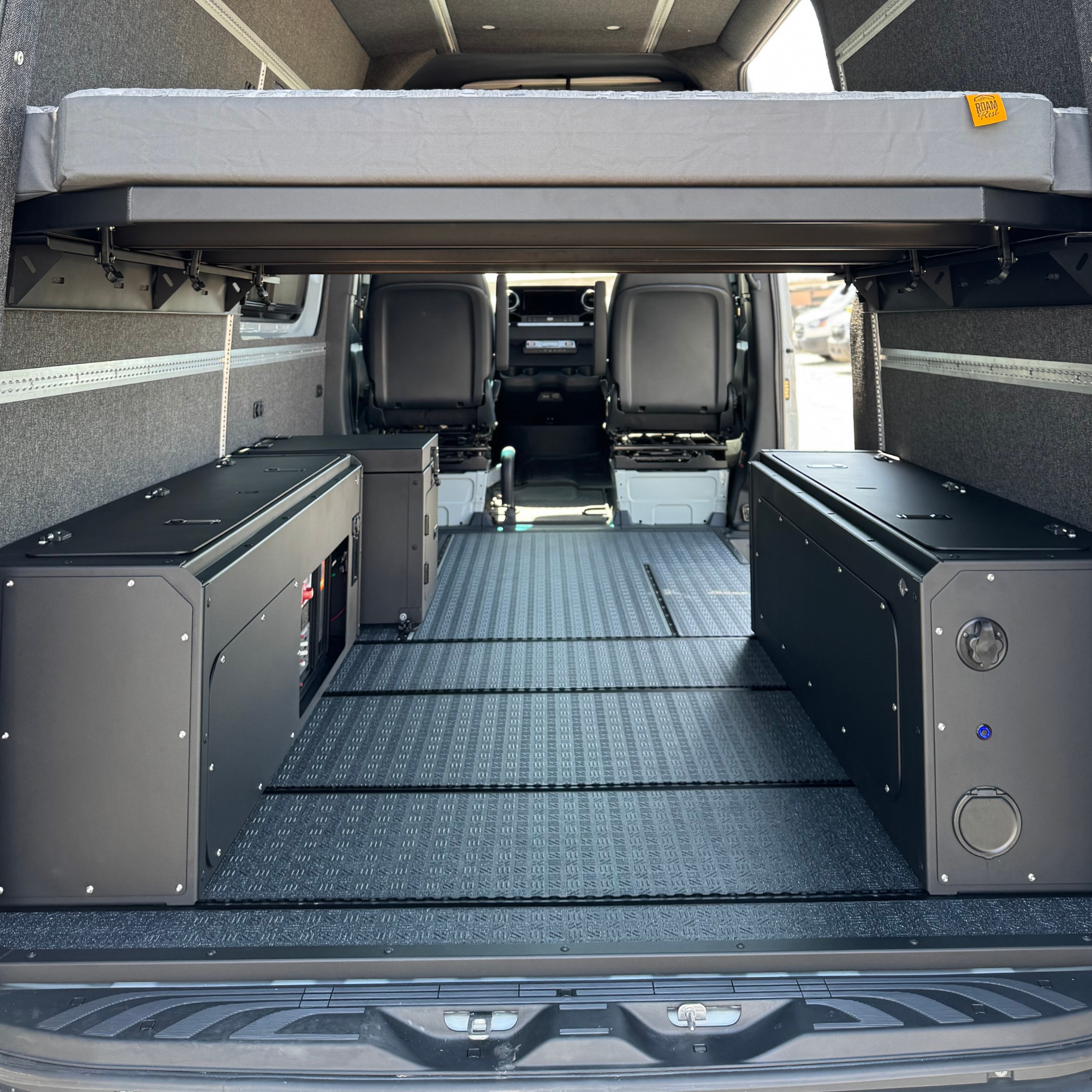 Adventure Van Narrow Fender Boxes | Aluminum Van Storage | Lost Hiway ...