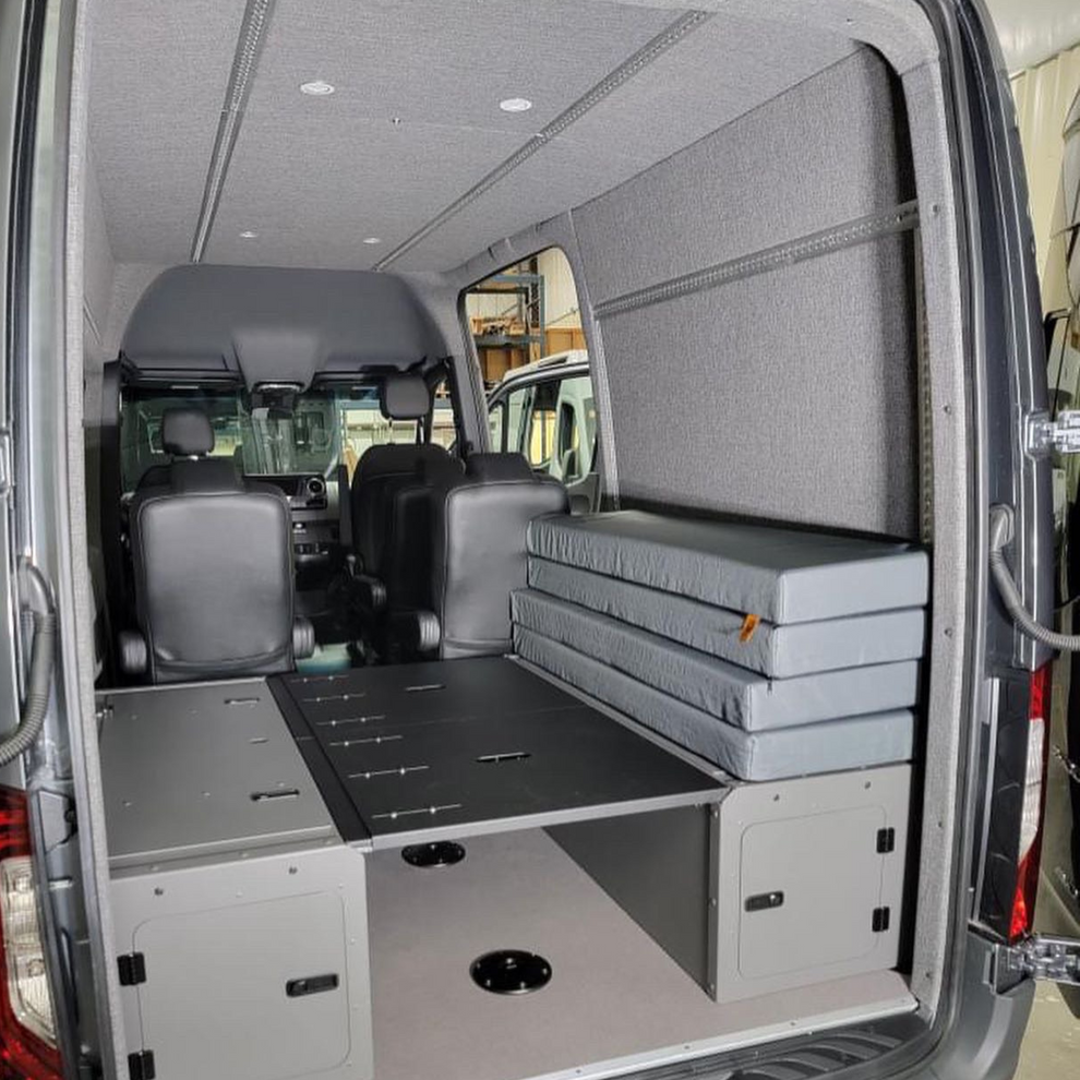 Adventure Van Low Fender Boxes | Aluminum Van Storage | Lost Hiway ...