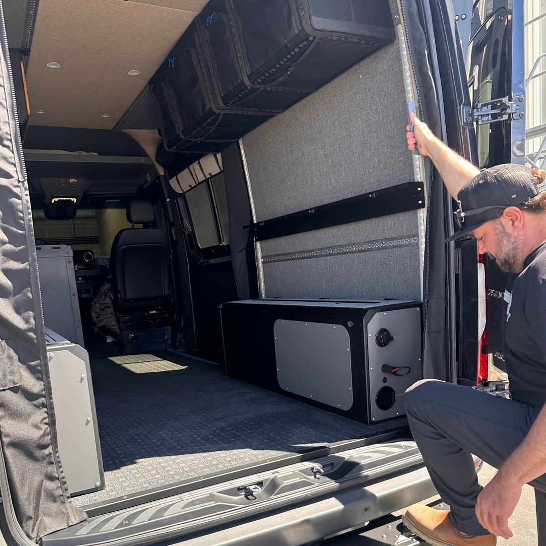 Sprinter Van Rear Grab Handles | Aluminum Van Entry Handles | Lost ...
